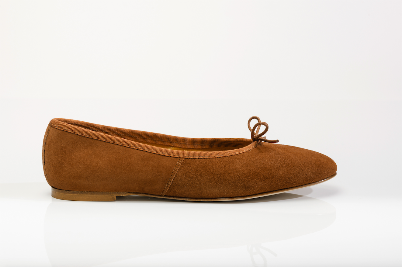 Volcano Ballerina Suede Rust – Lolo Ballerina